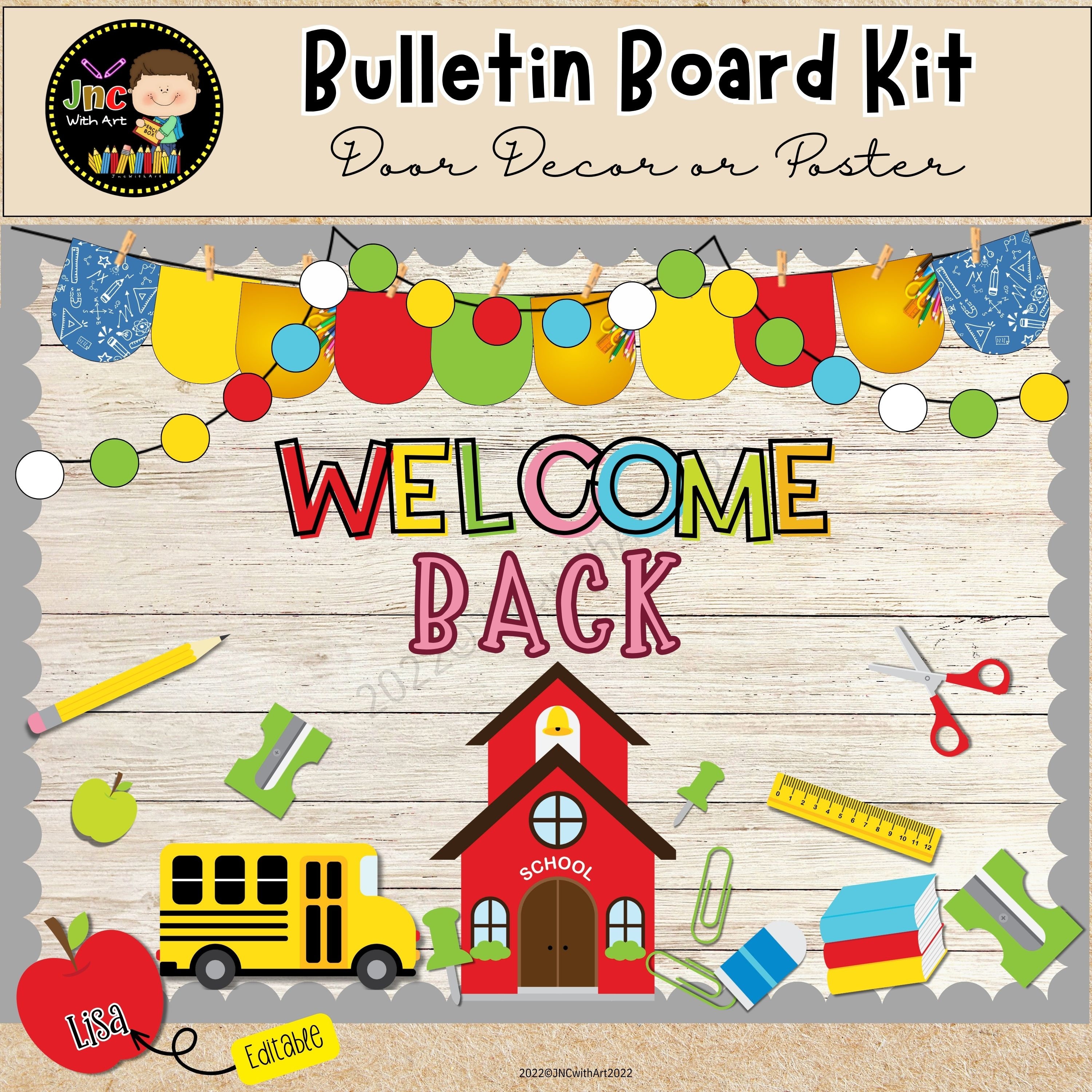 Back to School Bulletin Board Kit, Door Decoration, Spanish,august ...