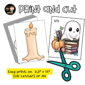 Reading Halloween Bulletin Board Kit October Fall Door Decor Editable ...