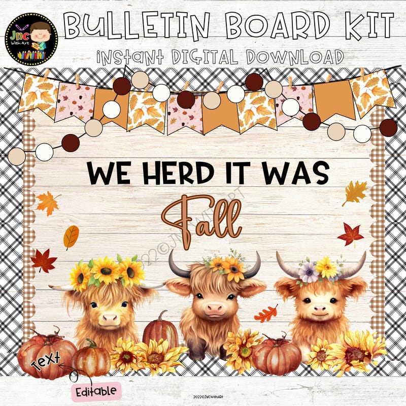 Fall Bulletin Board - Etsy
