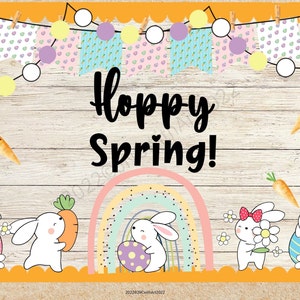 Easter Bulletin Board Kit,every Bunny Welcome,spring Door Decor ...