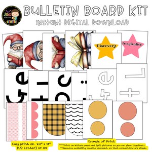 Library Bulletin Board Kit Get Lost in the Magic Books Classroom Decor ...