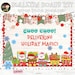Christmas Train Bulletin Board Kit Festive Door Decor Editable - Etsy