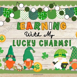 Lucky Charms Bulletin Board Kit, St Patricks Day Bulletin Boards Ideas ...