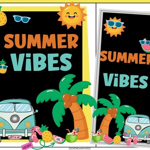 Summer Bulletin Boards for School, Door Decoration, Summer Bulletin ...