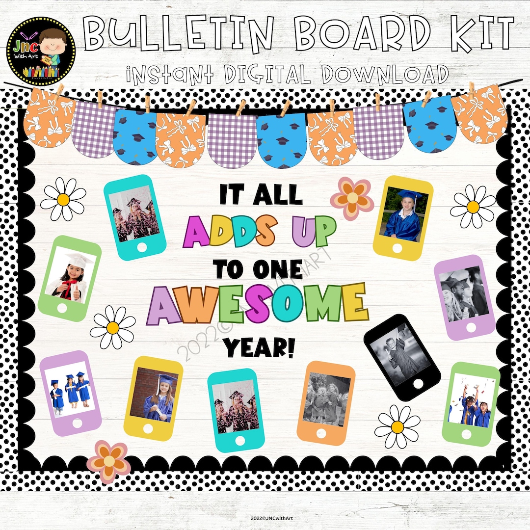 Graduation Bulletin Board Kit | End of Year Classroom Decor | Class of ...