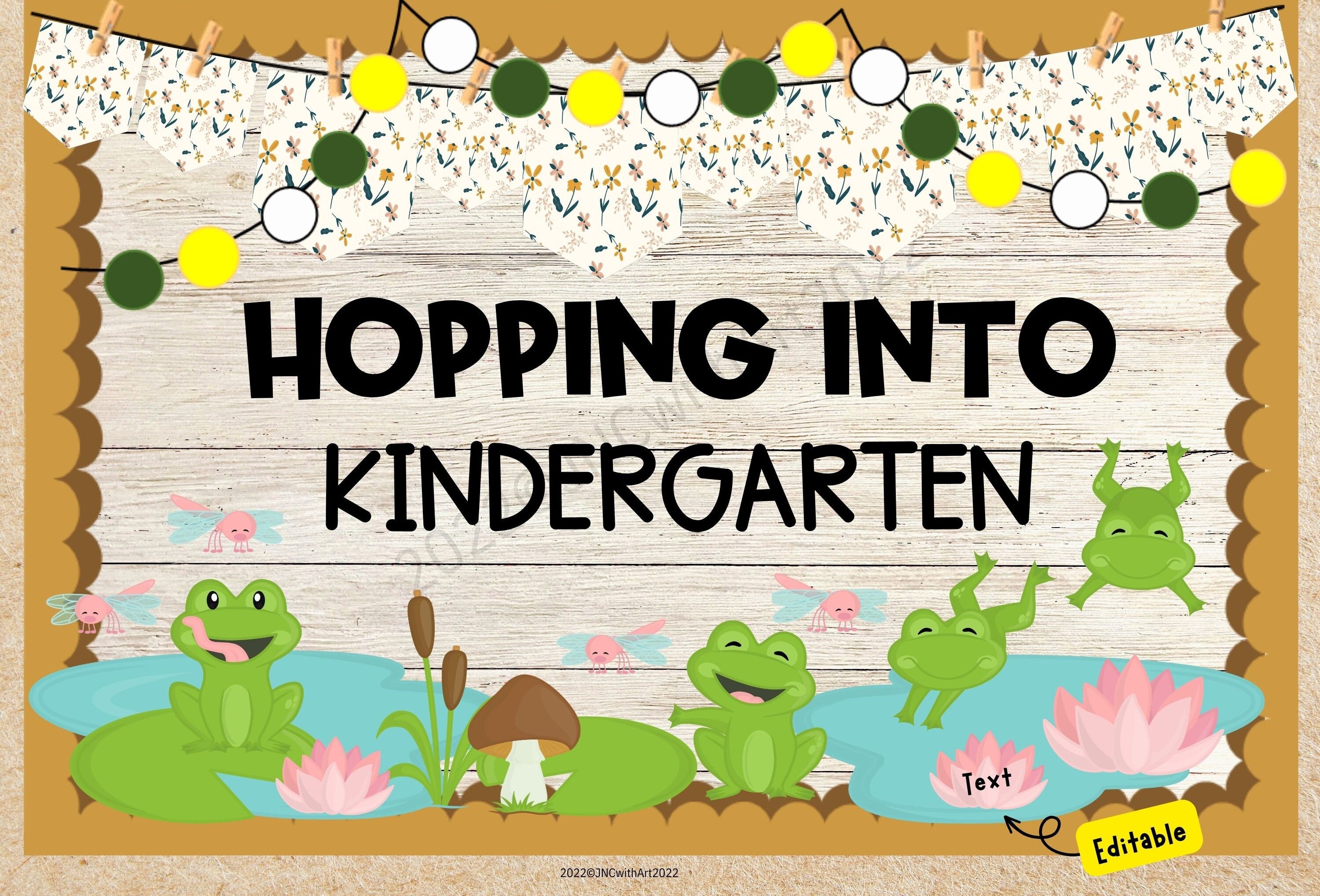 Frog Bulletin Board Kit,hoppy Spring,froggy- Fuly Rely on God Christian ...