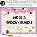 Spooky Halloween Bulletin Board Kit October Door Decor Editable - Etsy