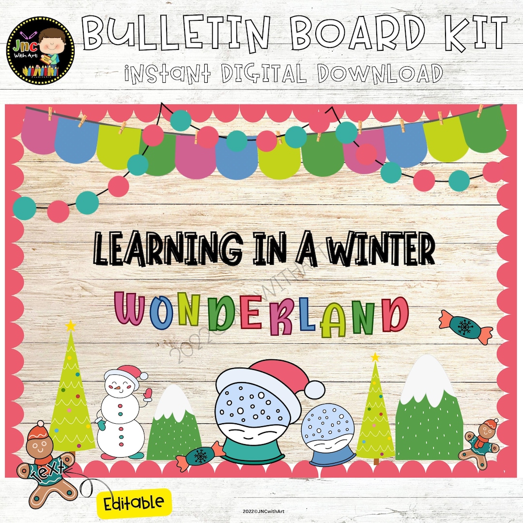 Winter Snow Globe Bulletin Board Ideas, Door Decoration, Classroom ...