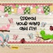 Spring Bulletin Board Kit Classroom Door Decor Inching Into Spring ...