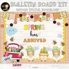 Thanksgiving Groovy Bulletin Board Kit Fall Door Decor Classroom ...