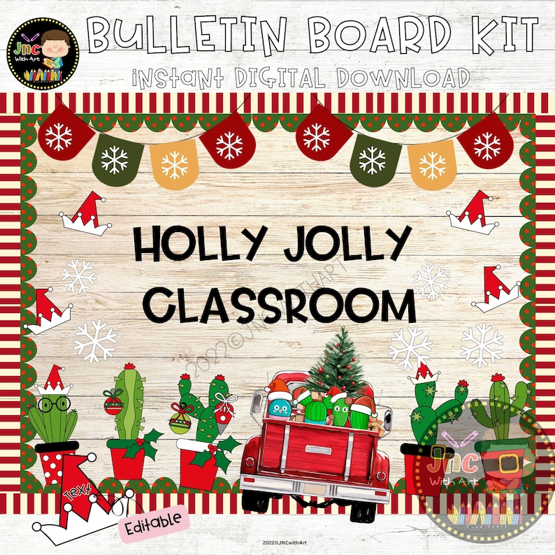 Feliz Navidad Ethnic Christmas Bulletin Board Kit Door Decor Poster ...