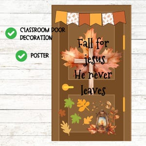 Fall Christian Bulletin Board Thanksgiving Church Religious Editable - Etsy