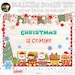 Christmas Train Bulletin Board Kit Festive Door Decor Editable - Etsy