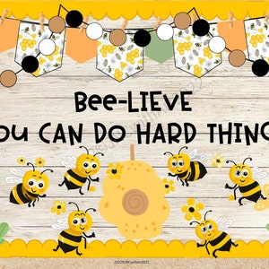 Bee Kind Bulletin Board Kit: Spring Classroom Decor (digital Download ...