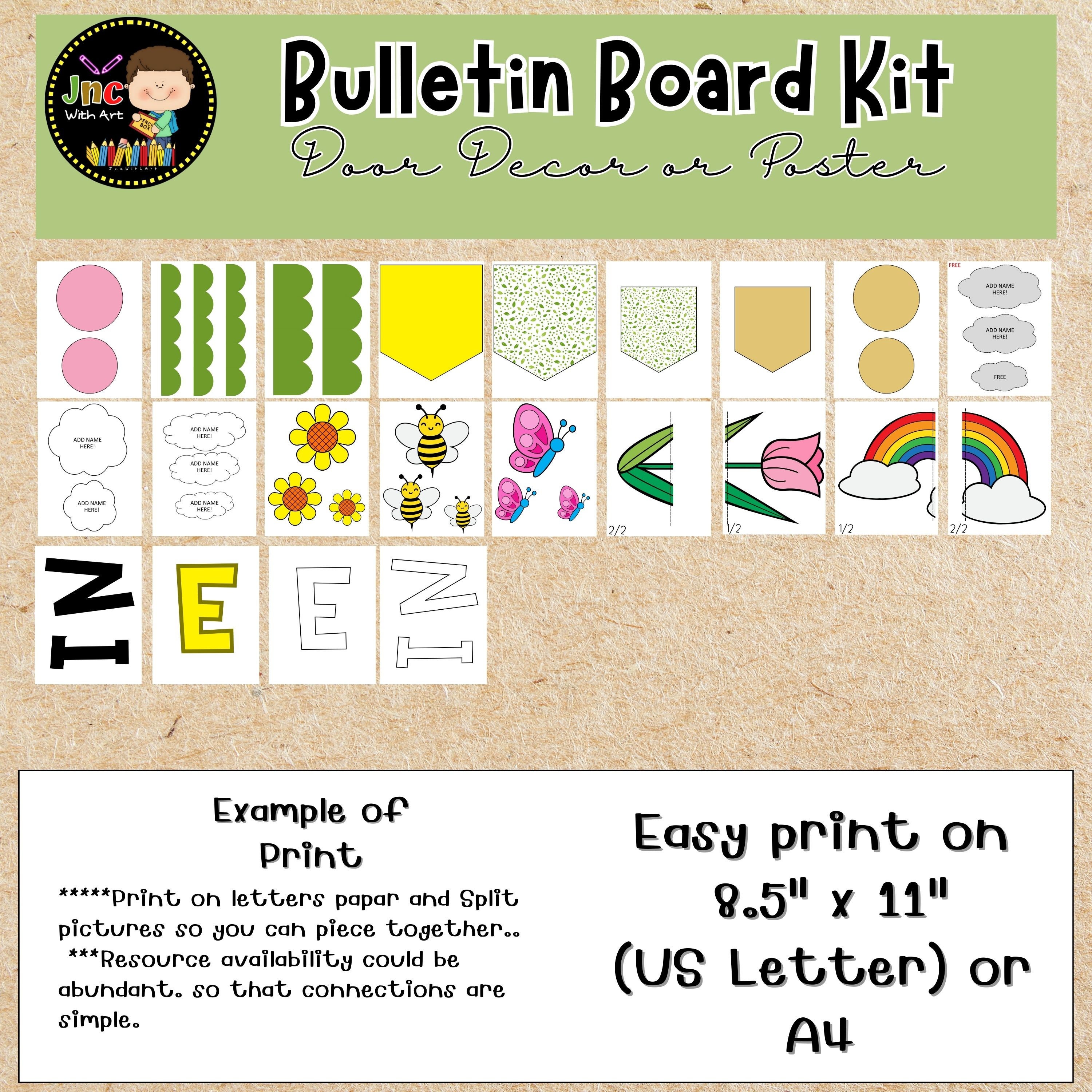 Spring Bulletin Board Kitkindness Bulletin Boardin Our Spring Eraclass ...