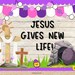 Resurrection Easter Bulletin Board Kit, He is Risen, Classroom Door ...