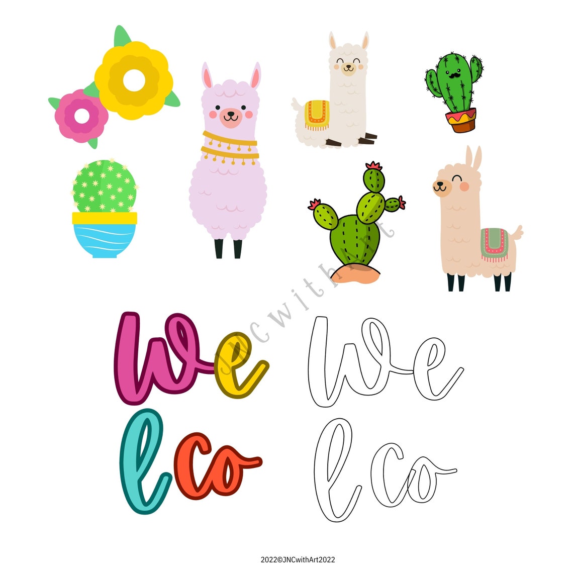 Llama Bulletin Board Kit Summer Back to School Door - Etsy