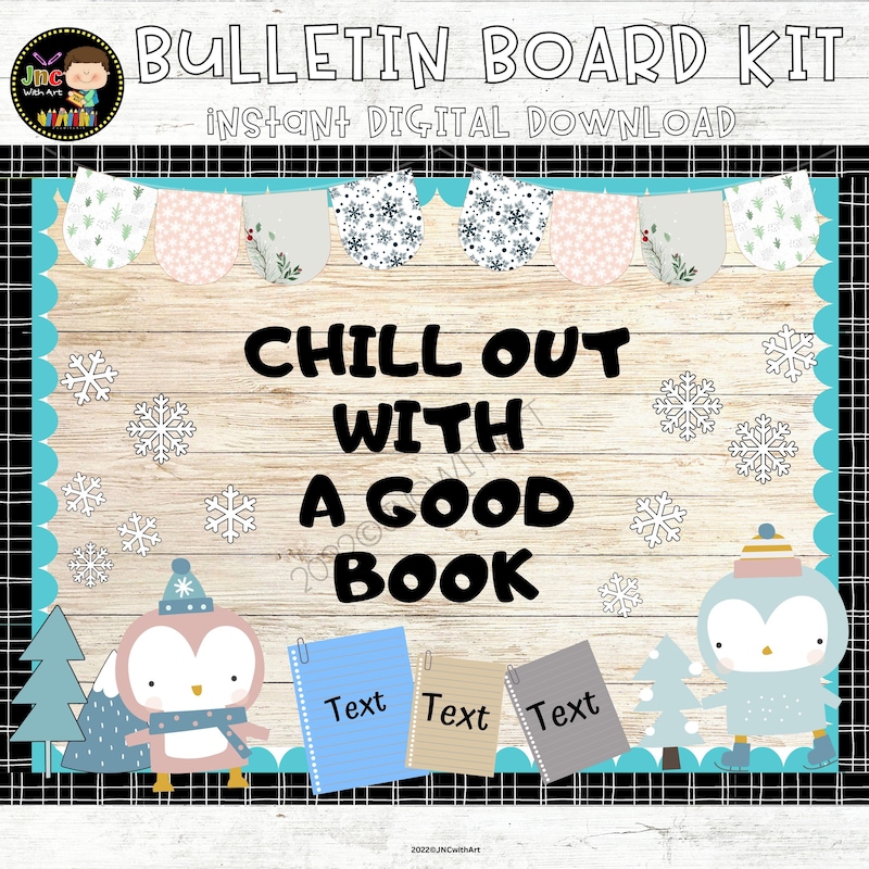 Winter Bulletin Board Kit - Etsy