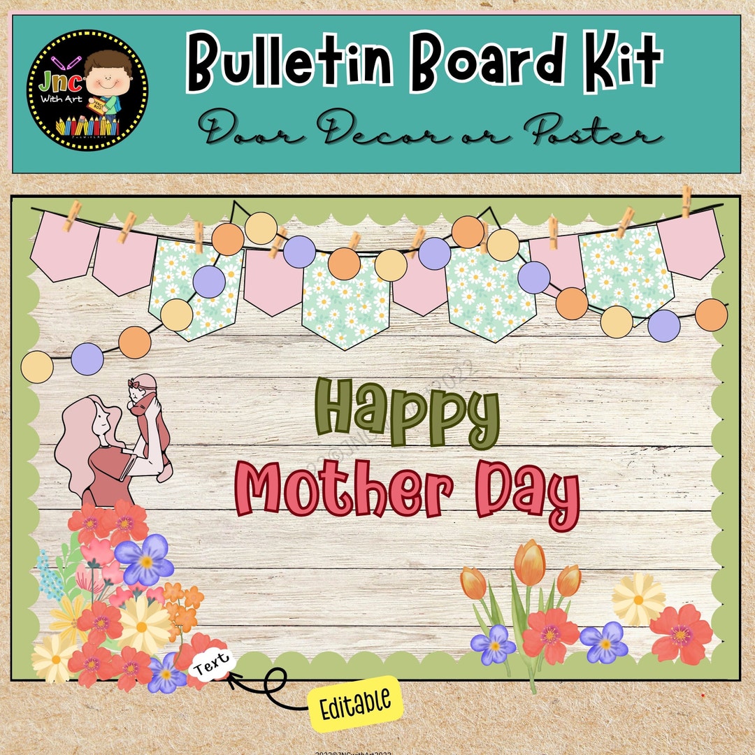 Mother’s Day Bulletin Board Ideas for Preschool Kindergarten, Door ...