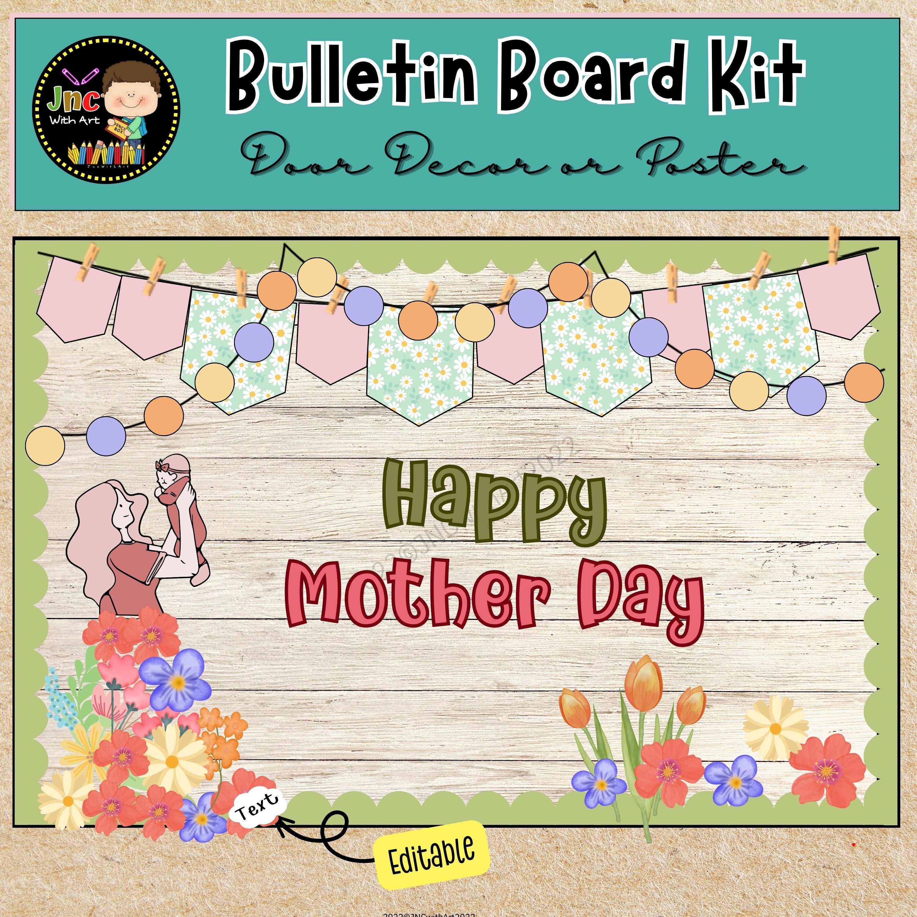 Mother’s Day Bulletin Board Ideas for Preschool Kindergarten, Door ...