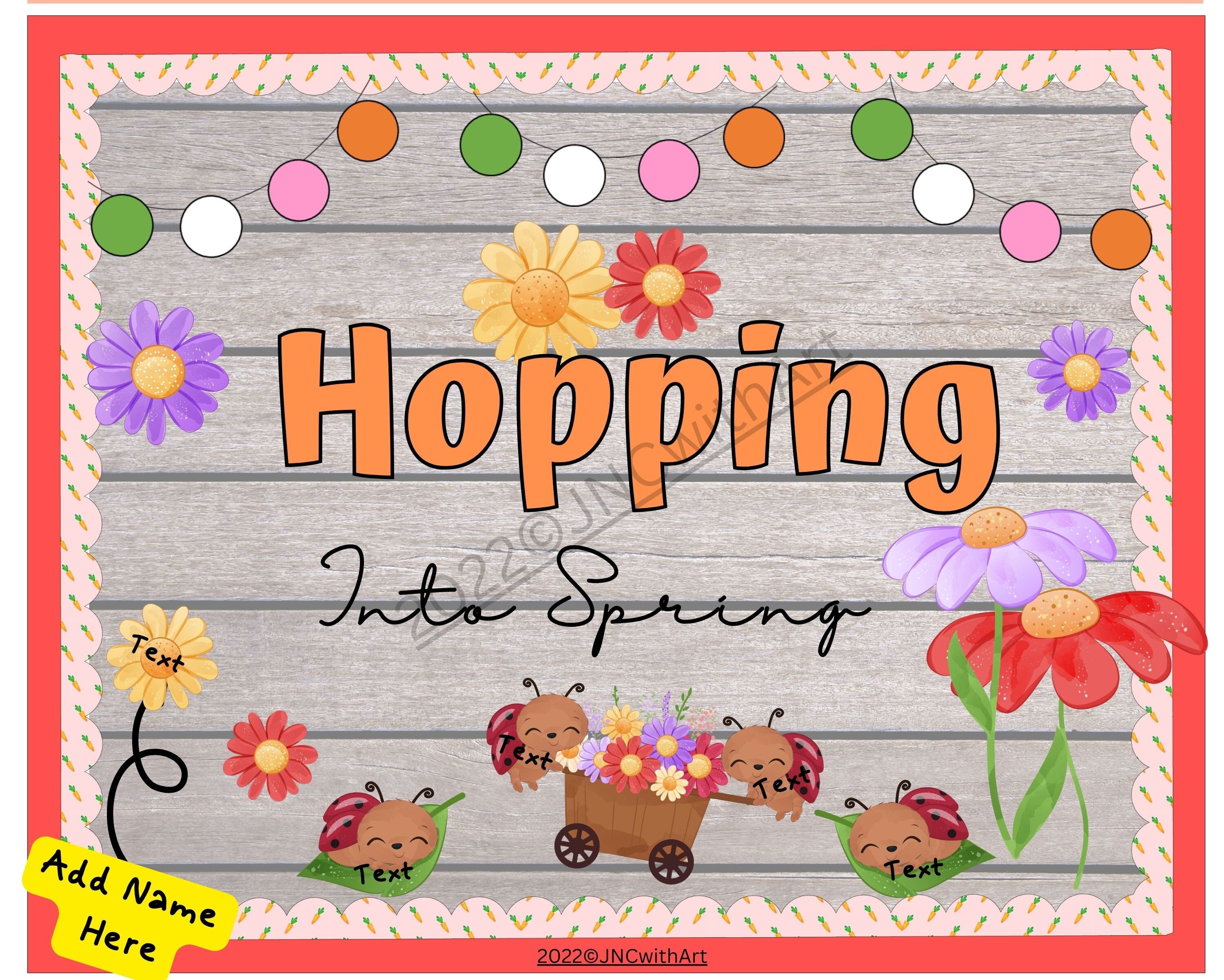 Plant Kindness, Hello Spring, Hopping Into Spring, Spring Bulletin ...