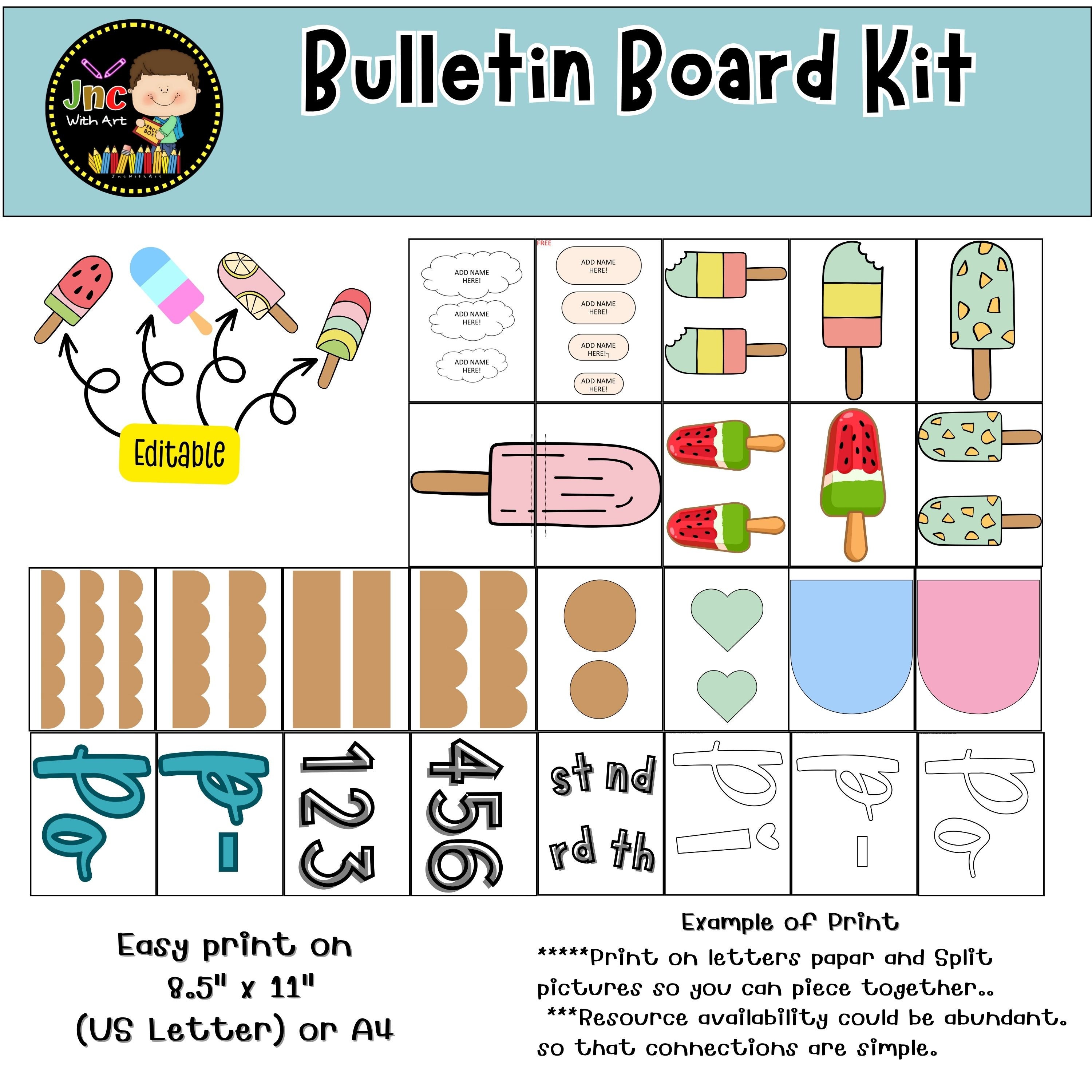 Welcome Back to School Bulletin Board Ideas Door Decoration Kit ...