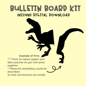 Dinosaur Classroom Bulletin Board Kit: Adventure Decor (digital ...