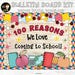 100 Days of School Bulletin Board Kit Classroom Decor Writing Activity ...