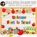 Back to School Display Kit, School Bus Bulletin Board Ideas, Door ...