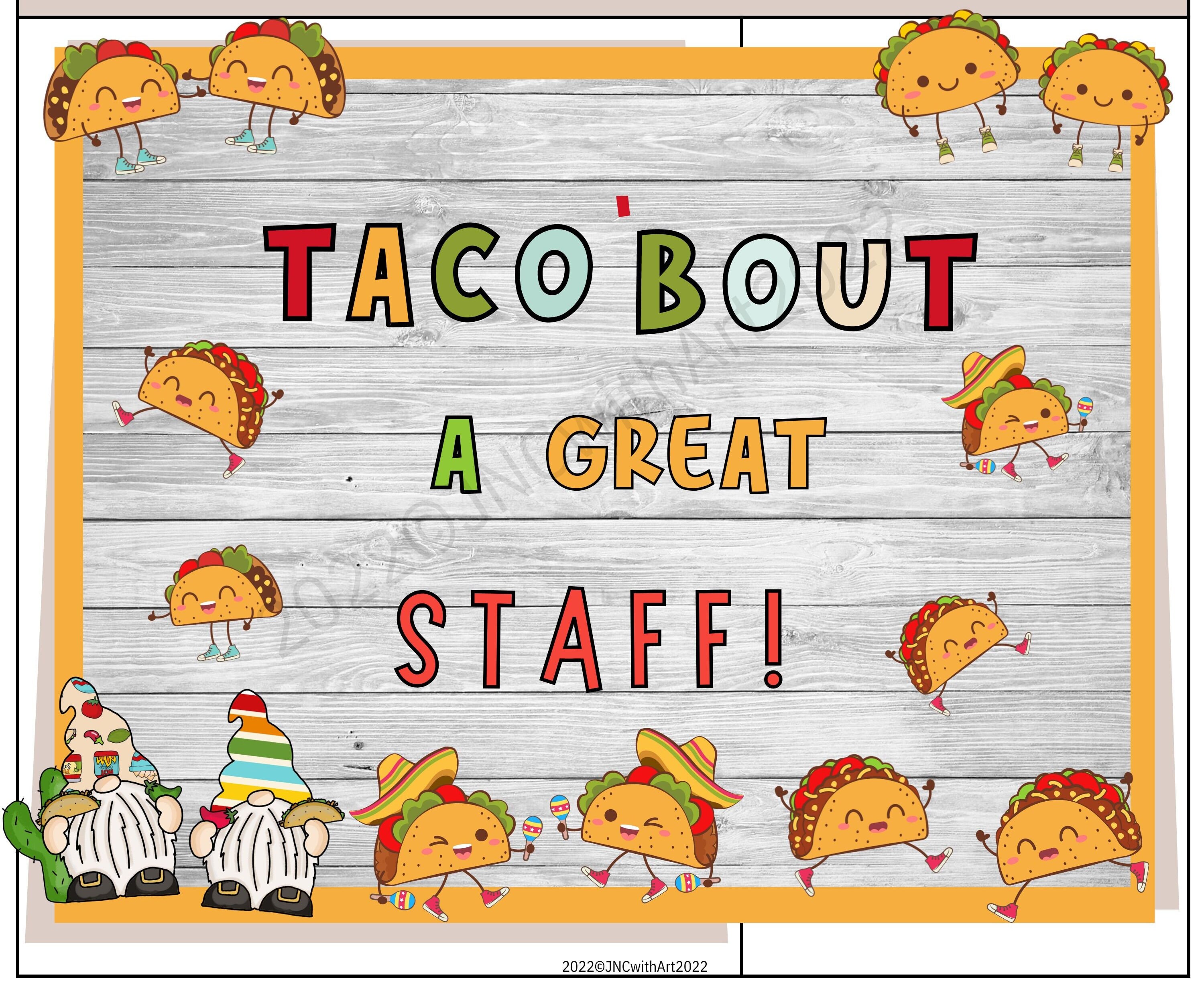 TACO 'bout a Great Staff Bulletin Board Ideas Door - Etsy