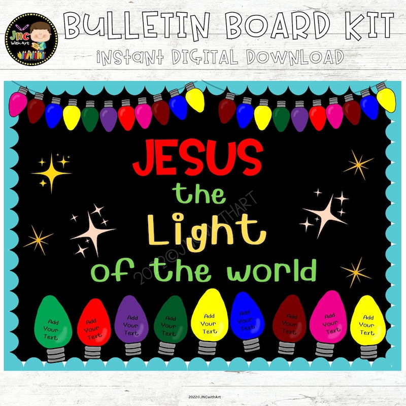 Christmas Bulletin Board Kit - Etsy