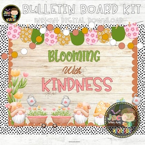 Spring Bulletin Board Kit | Easter Classroom Door Decor | Printable ...