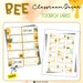 Bee Themed Classroom Decor Bundle Printable Back to School Classroom ...