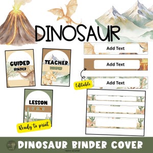 Dinosaur Themed Classroom Decor Bundle, Back to School Bulletin Board ...