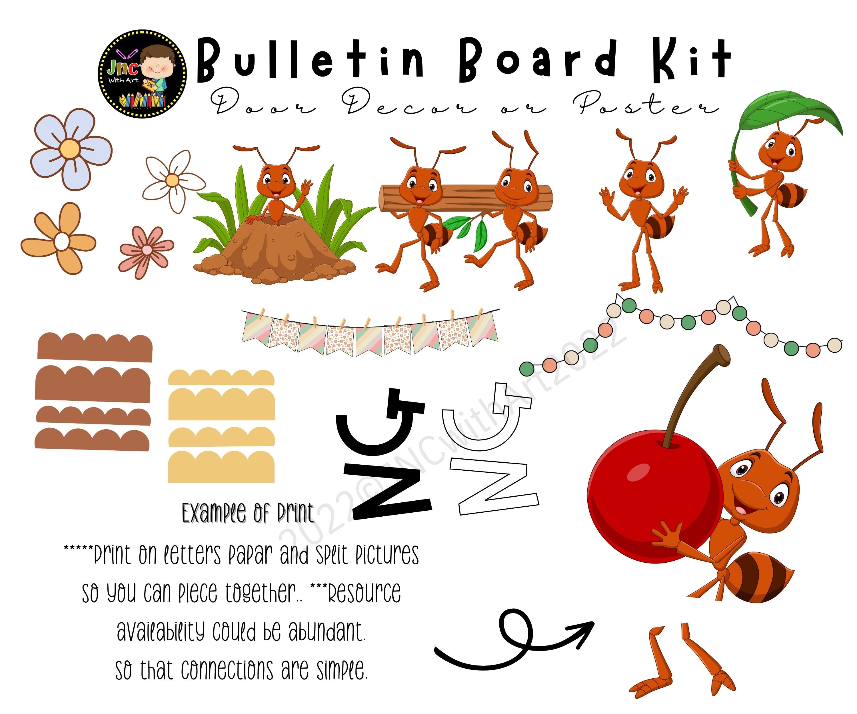 March Bulletin Board Kit, Spring Bulletin Board for School ,door Decor ...