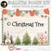 Christmas Village Bulletin Board Kit December Door Decor Editable - Etsy
