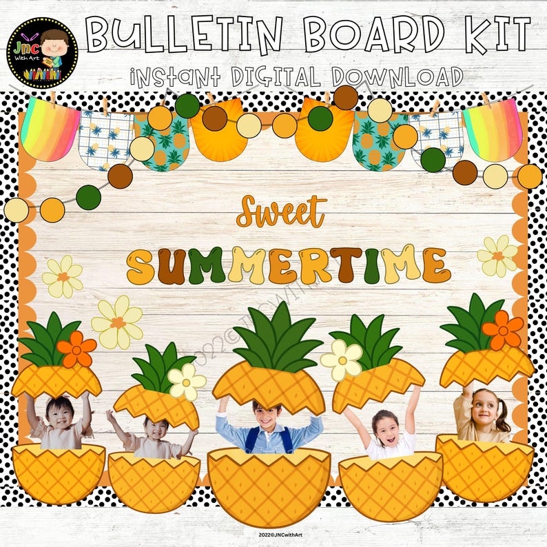 Our Class is Sweet Bulletin Board Kit, Summer Pineapple Classroom Decor ...
