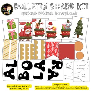 Christmas Train Bulletin Board Kit Express Polar Train, December Decor ...