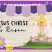 Resurrection Easter Bulletin Board Kit,christian Classroom Decor Church ...
