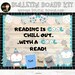 Winter Bulletin Board Kit Chill Out With a Good Book January Door Decor ...