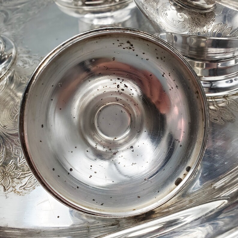 Sheridan 4 Piece Gadroon Pattern Silver Plated Tea Set English Style - Etsy