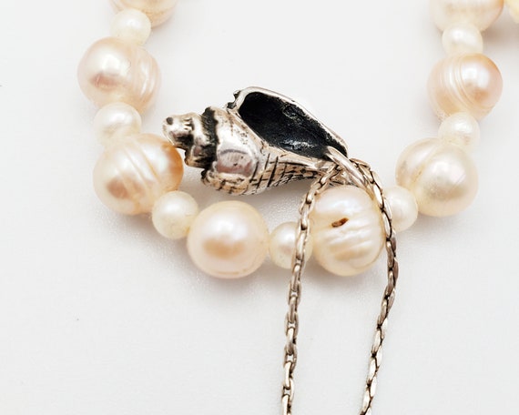 16” Sterling Conch Sea Shell Necklace Beach Mermaid J… - Gem