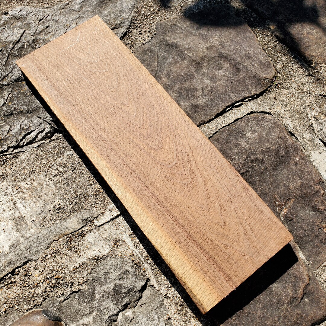 Rustic Rough Sawn Live Edge 24” Black Walnut Project Board Blank Sign ...