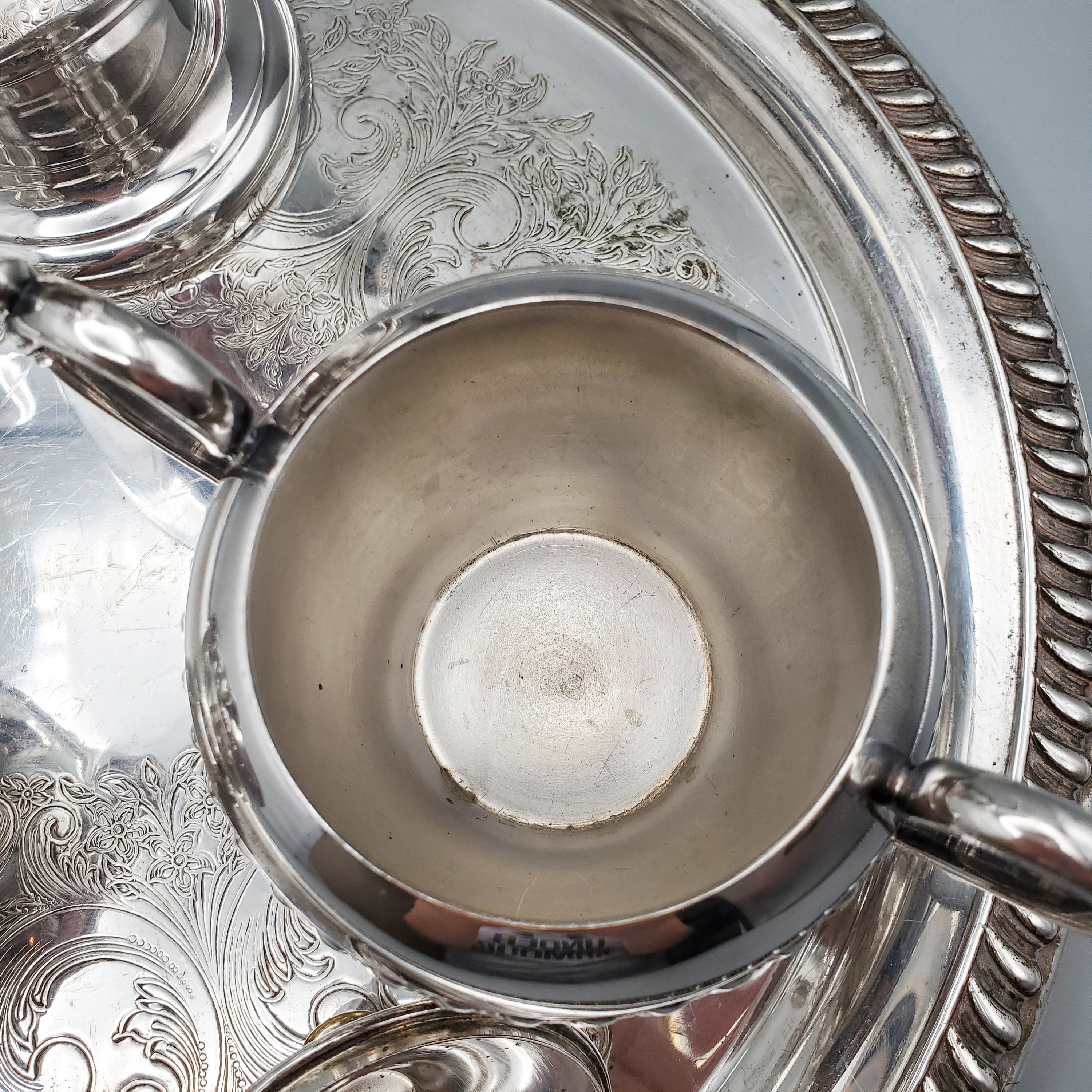 Sheridan 4 Piece Gadroon Pattern Silver Plated Tea Set English Style - Etsy