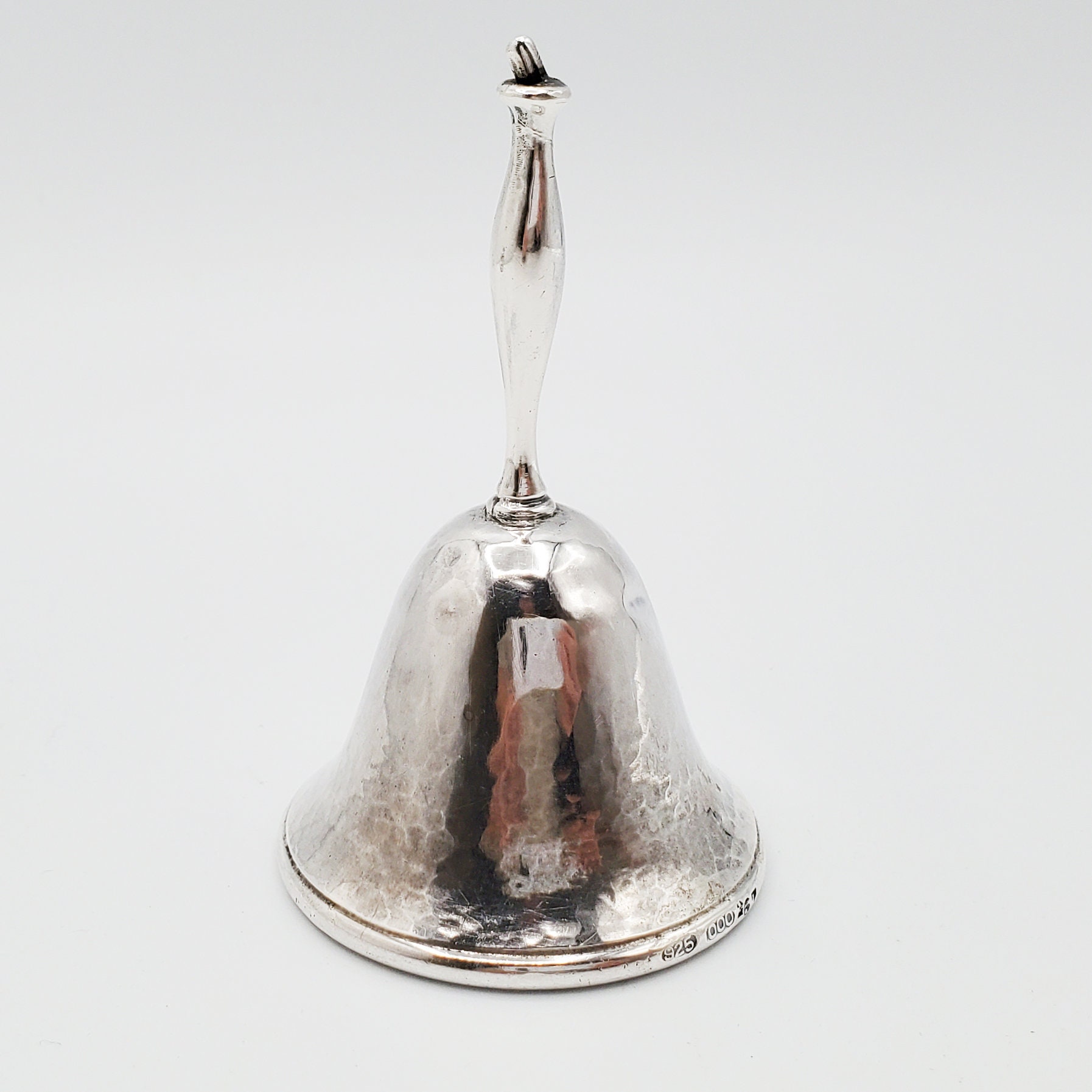 3 Antique Hand Hammered Forged Sterling Bell 1906 - Etsy