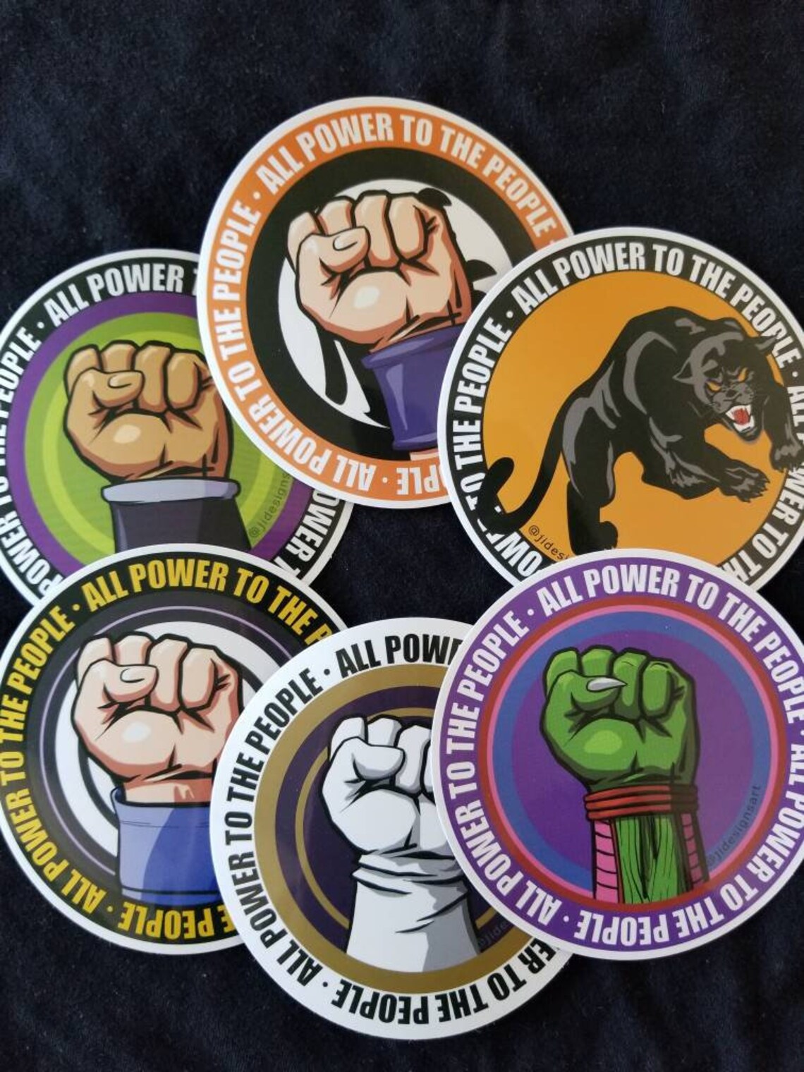 Black Power Piccolo Dragon Ball Z Decal Sticker - Etsy