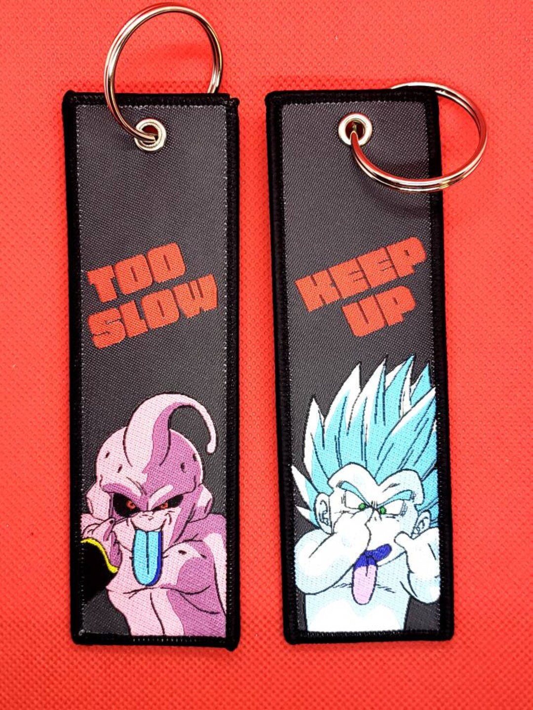 Anime Buu Kamikaze Ghost Woven Jet Tag Keychain - Etsy