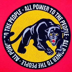 Black Power - Black Panthers Embroidered Iron-on Patch - Etsy