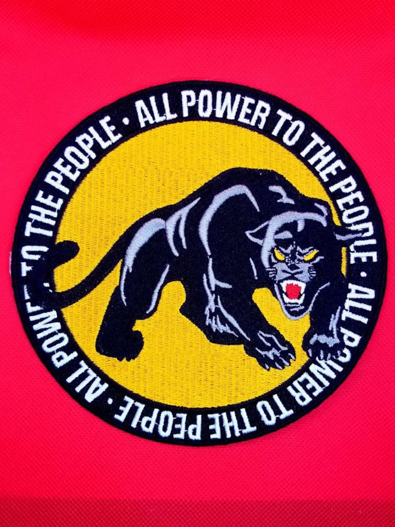 Black Power - Black Panthers Embroidered Iron-on Patch - Etsy