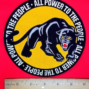 Black Power - Black Panthers Embroidered Iron-on Patch - Etsy